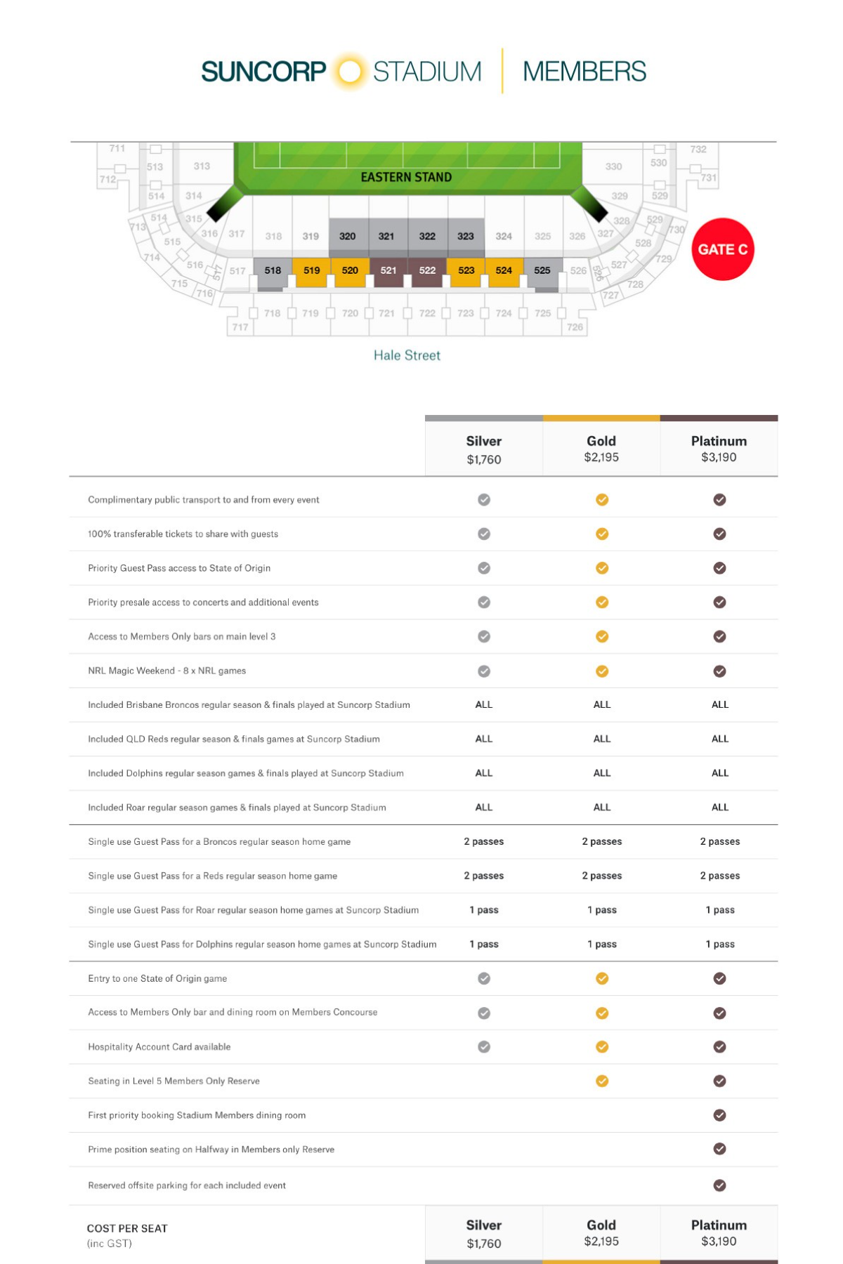 Suncorp Stadium Members | Own the Best Seat in Brisbane
